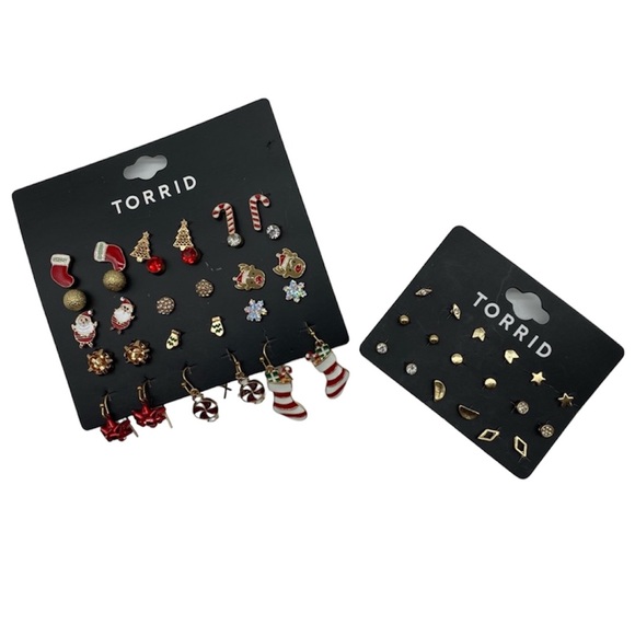 torrid | Accessories | Torrid Womens Gold Tone Earrings Sets Of 2 ...
